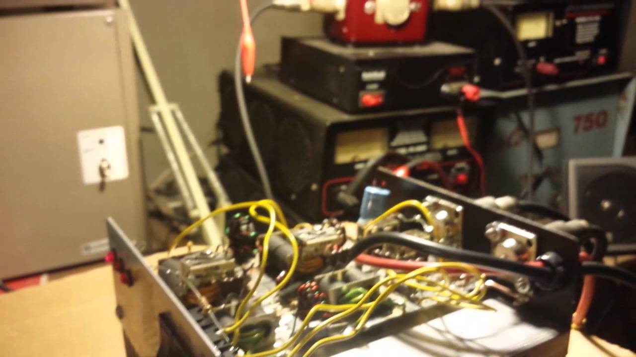 Silver Eagle 350 4xmrf455 4 Pill Amplifier Repair - YouTube