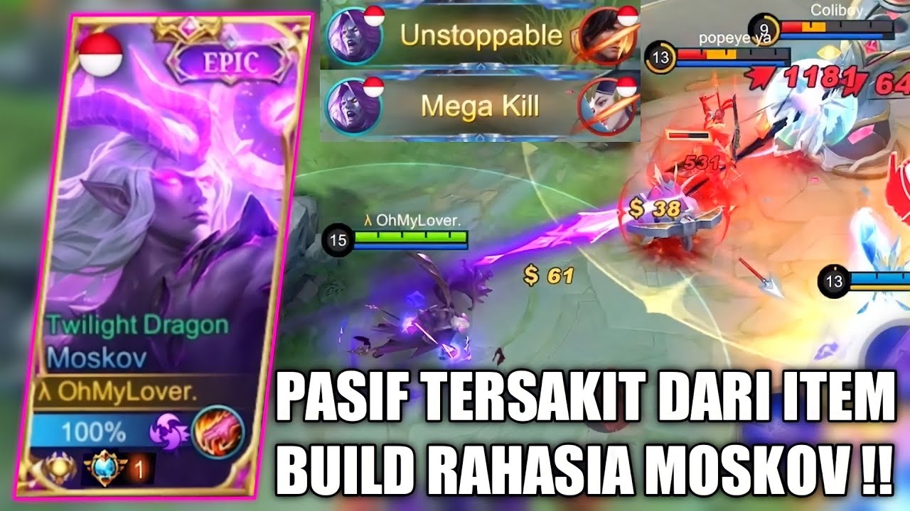 ITEM BUILD RAHASIA MOSKOV - MOBILE LEGENDS - YouTube