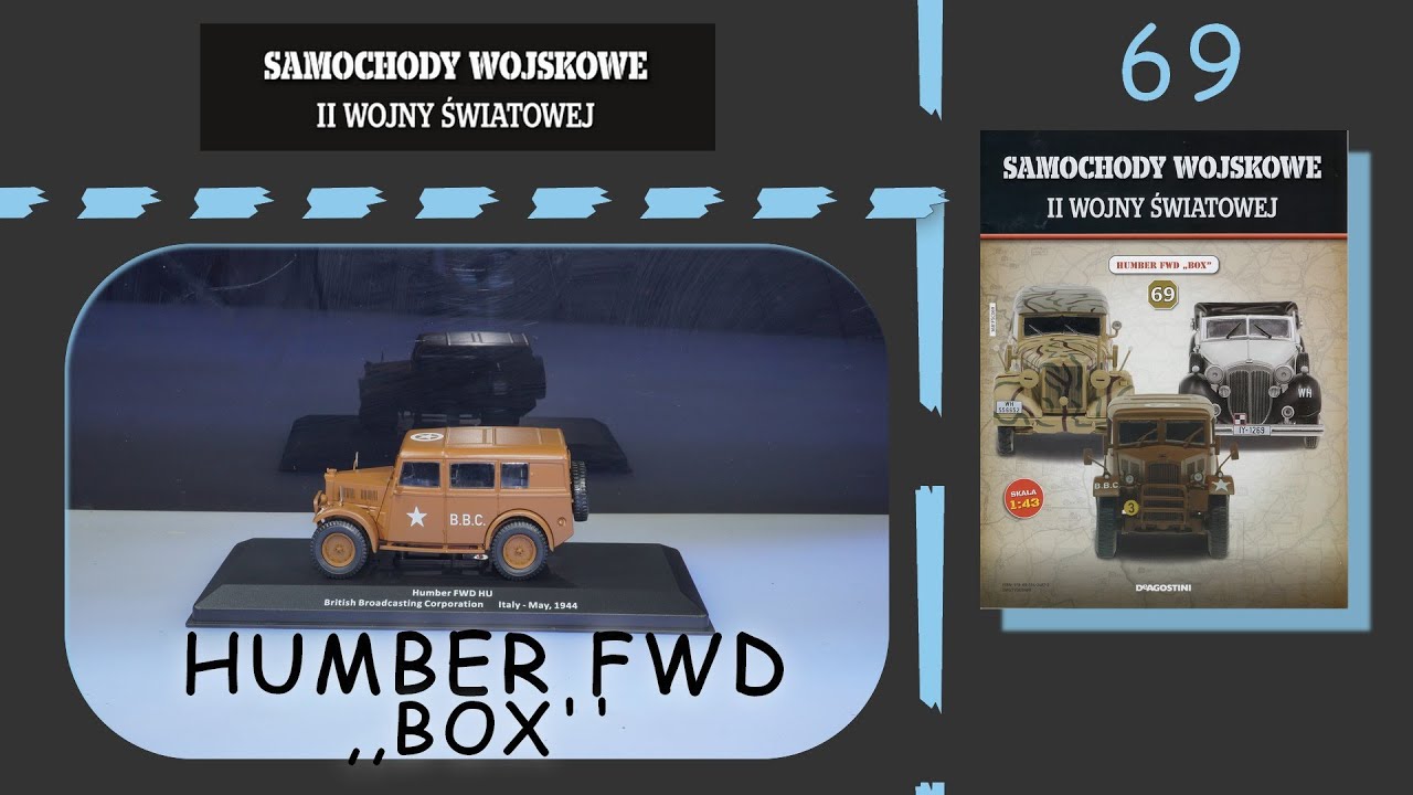 Deagostini - Samochody Wojskowe II WŚ - Numer 69 - Prezentacja - Humber ...