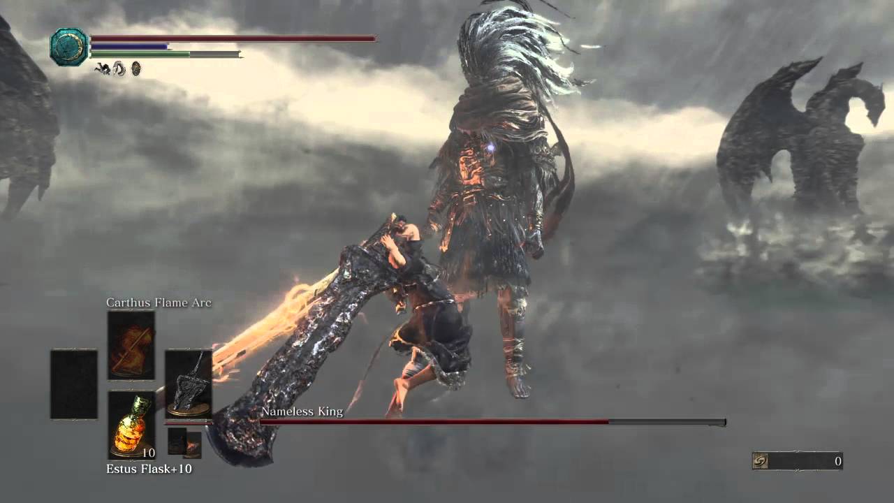 Dark Souls 3 King of the storm boss battle - YouTube