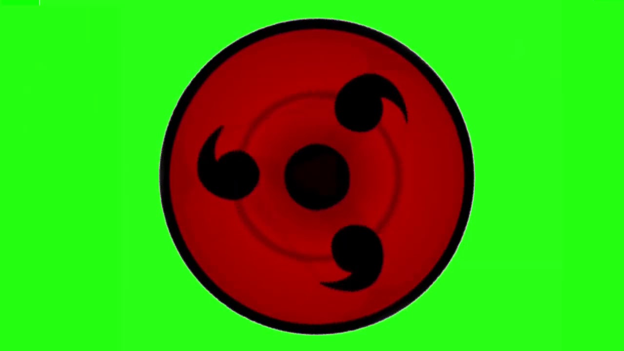 SHARINGAN GREEN SCREEN - YouTube