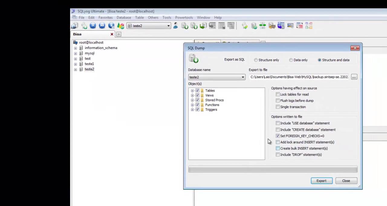 05 Backup Sqlyog Youtube