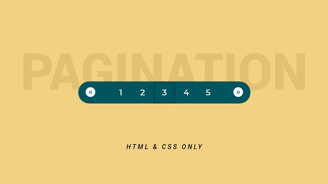 Css Pagination On Hover Effect Pagination On Hover Effect Html