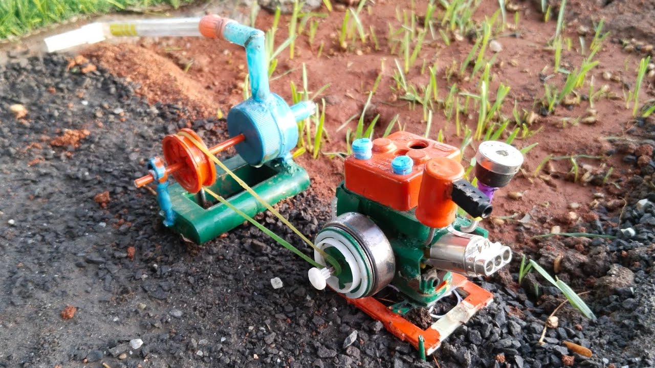 how to make turbo diesel engine water pump/most creative diy school ...