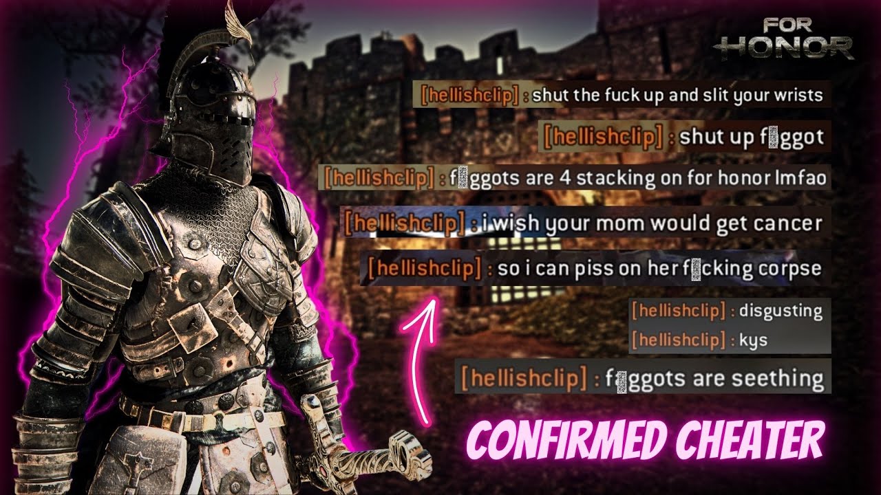 [ For Honor ] PSYCHOTIC CHEATER LOSES HIS MIND RAGE BAITING THE FOUR ...