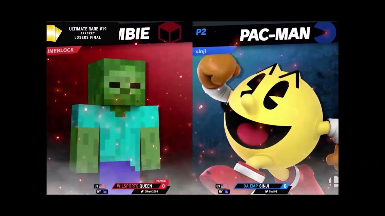 Ultimate Rare #19 Losers Final - Queen (Daisy/Zombie) Vs. Sinji (Pac ...