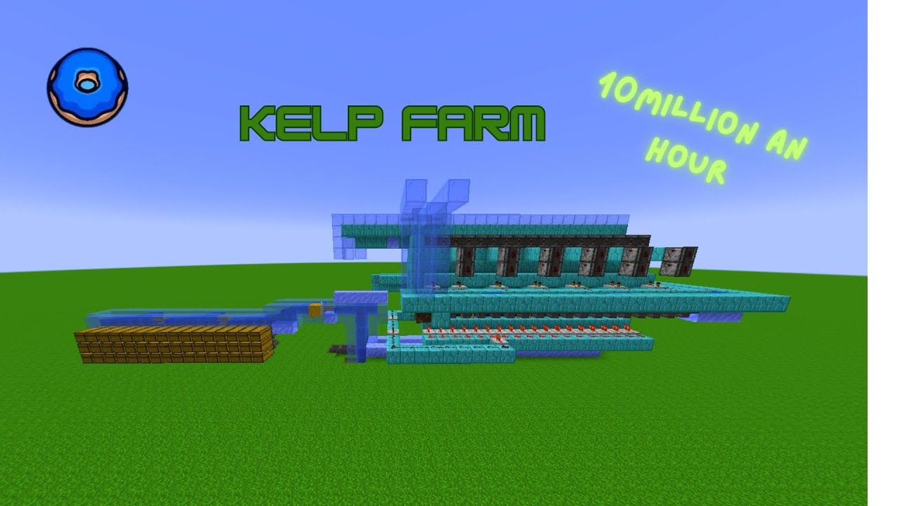 Best Kelp Farm In DonutSmp 10M An Hour! - YouTube