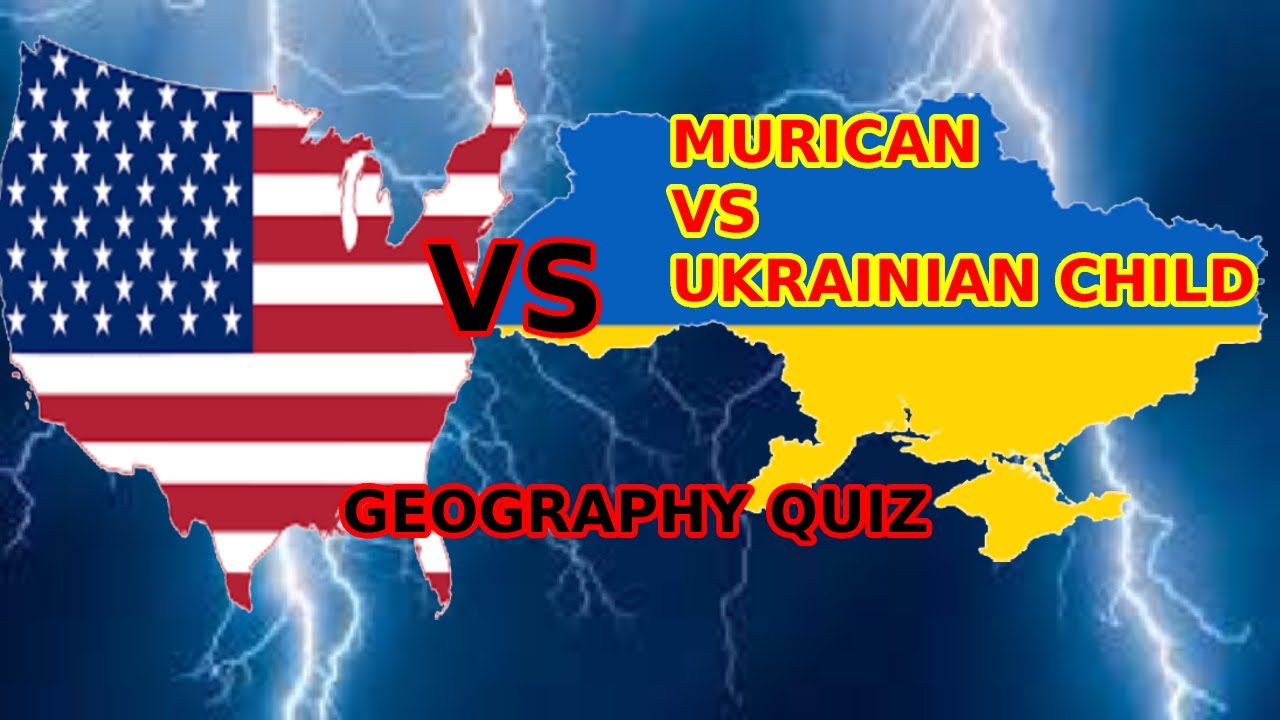 MURICAN VS UKRAINIAN CHILD | American Vs European Geography quiz - YouTube