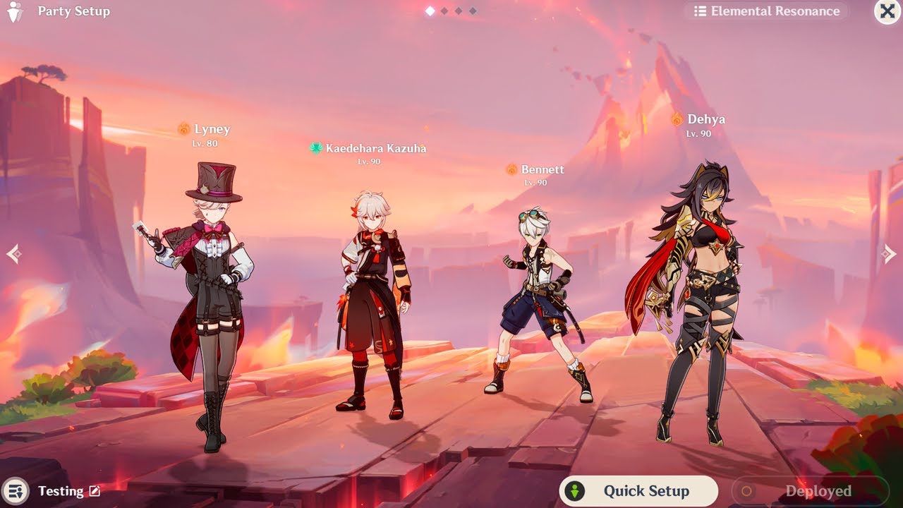 [5.2] Rotation ♦️ Mono Pyro ♦️ Lyney Kazuha Bennett Dehya - YouTube