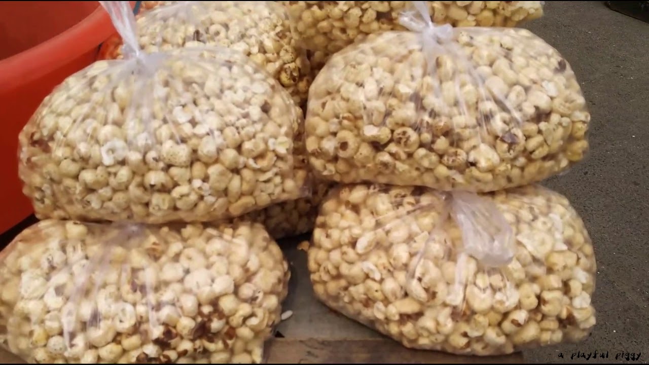 POPCORN and PUFFED RICE（爆米花和米泡）- Chinese Street Food/街头美食 - YouTube