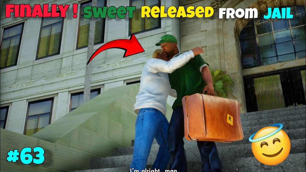Finally ! Sweet Released From Jail 🫡 ! GTA San Andreas #63 - YouTube