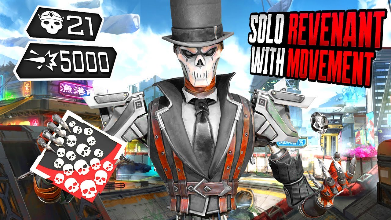 SOLO REVENANT MOVEMENT 21 KILLS AND 5000 DAMAGE (Apex Legends Gameplay ...