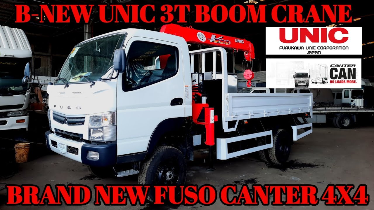 FUSO CANTER 4X4 NILAGYAN NAMIN NG BRAND NEW UNIC BOOM CRANE AT ...