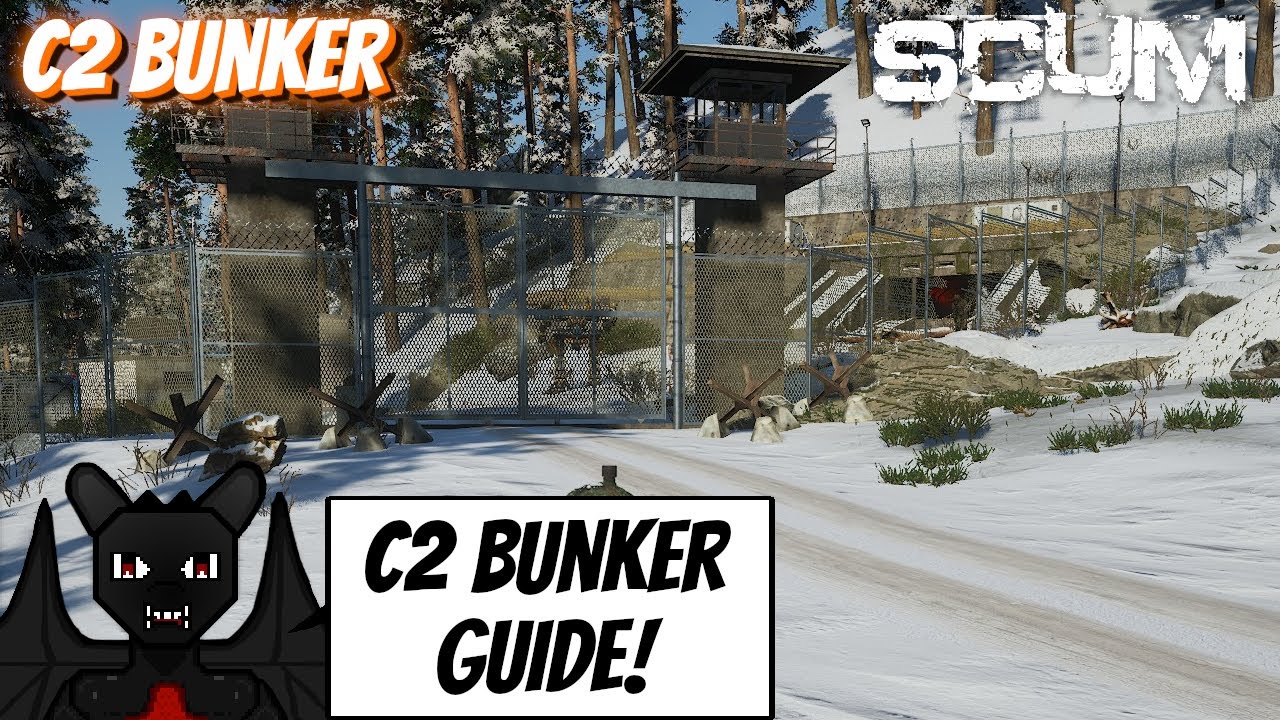 The Best C2 Bunker Guide for SCUM! Maybe not but.. AWW YEAH!!! Let's go ...