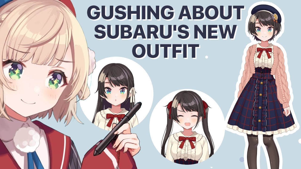 Shigure Ui gushes about Subaru's new outfit [Eng Subs] - YouTube