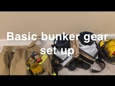 BASIC bunker gear set up for starters. Junior Fire guidance: Gear Set Up Episode: 1. - YouTube