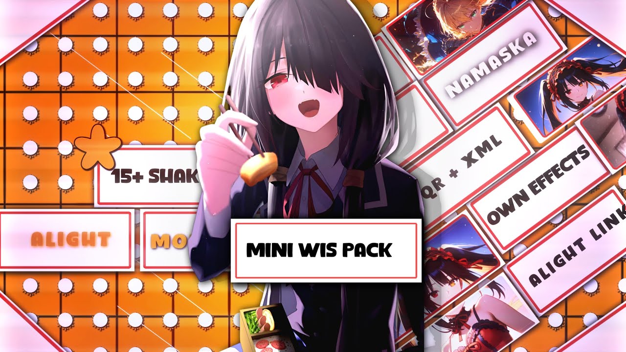 Mini Wis Pack l Alight Motion Pack l - YouTube