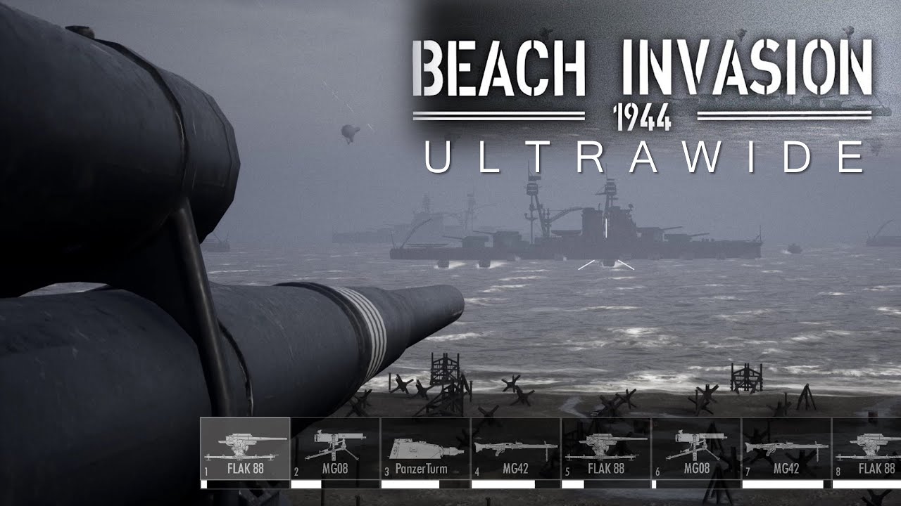 Beach Invasion 1944 [Max Settings] - Ultrawide 3440x1440 - YouTube