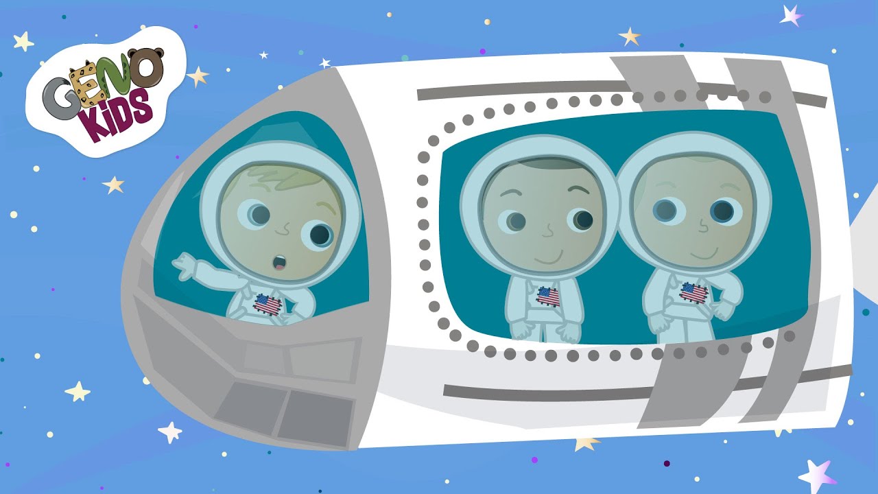 Neil Armstrong Moon Landing for Kids | Geno Kids - Kids Cartoons about ...