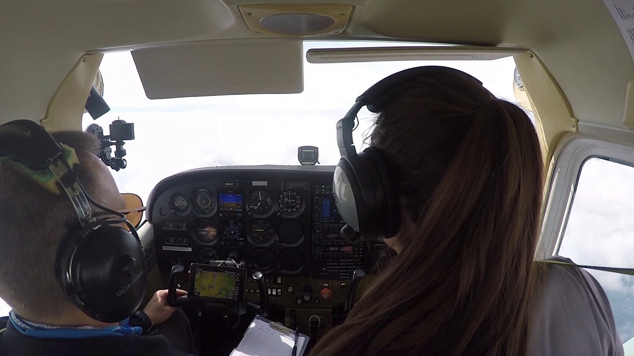 IFR training flight with a No Gyro approach to the final approach ...