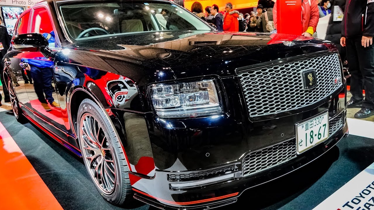 (4K)TOYOTA CENTURY GRMN black センチュリー GRMN 世界に二台 - TOKYO AUTO SALON 2019 ...