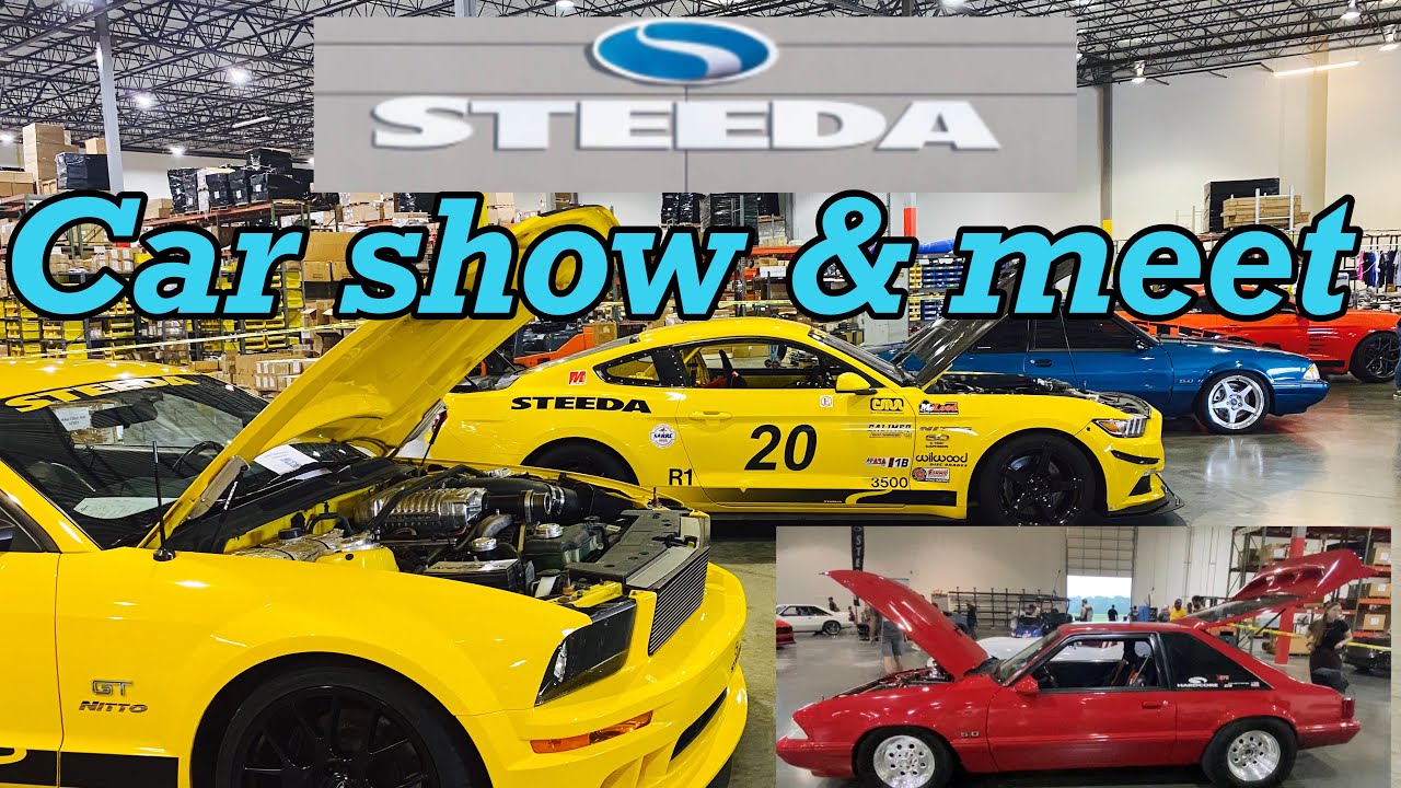 Mustang car show & meet. We go inside Steeda! These mustangs are ...