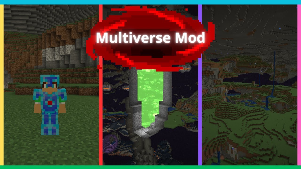 Multiverse Mod (1.21, 1.20.1) – Portais e Dimensões Infinitas - YouTube