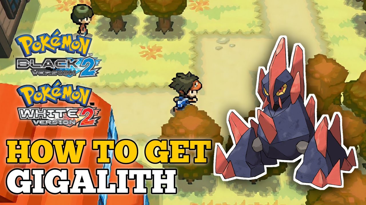 How To Get Gigalith In Pokemon Black 2 and White 2 | Gigalith Location ...