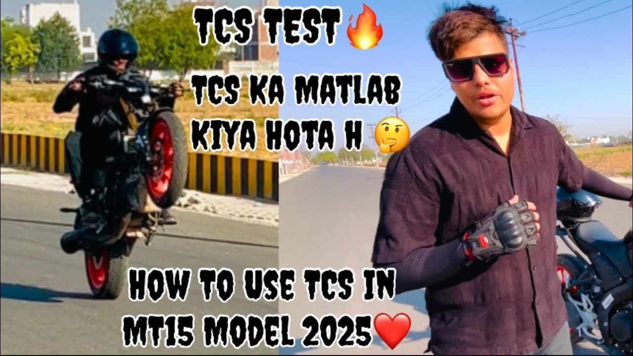 How To Use TCS ( Traction Control ) In MT15 TCS On Off Kese Karte H TCS ...