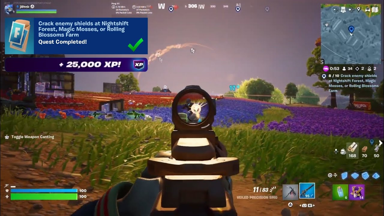 Fortnite - Crack Opponents Shields At Nightshift Forest Magic Mosses Or ...