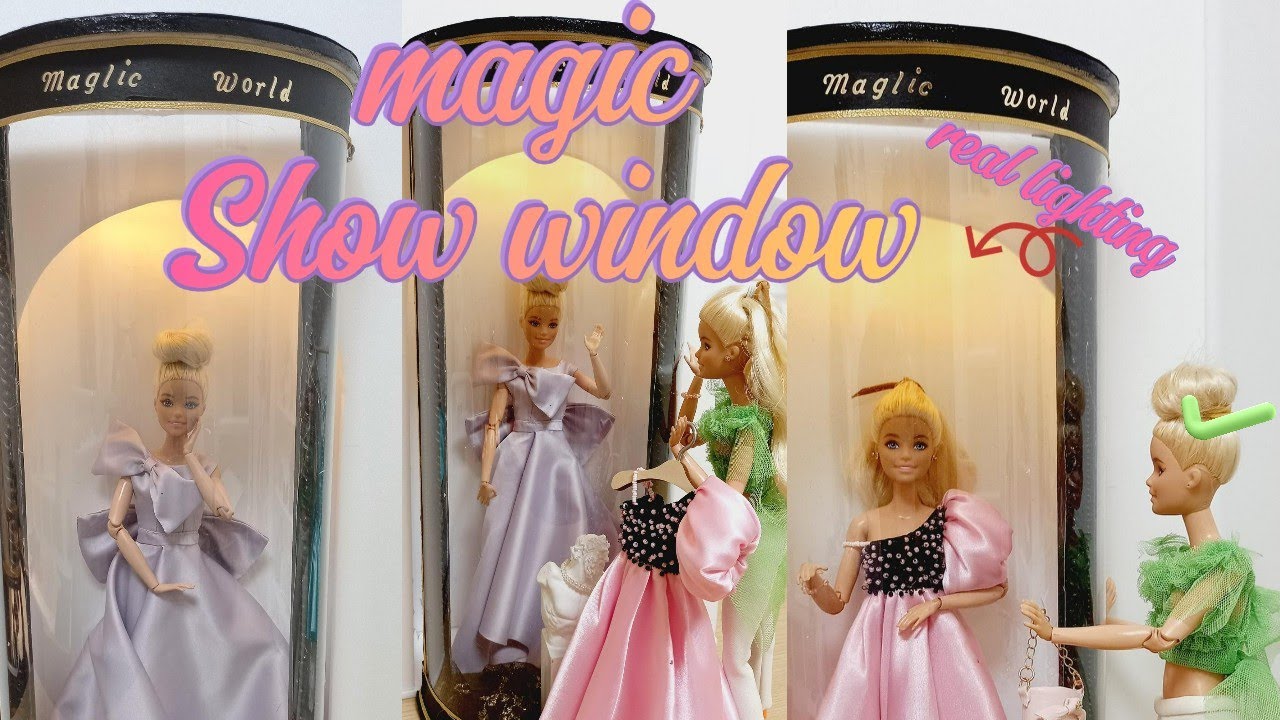 DIY / How to make it show window / Barbie's Magic / Magic show window ...