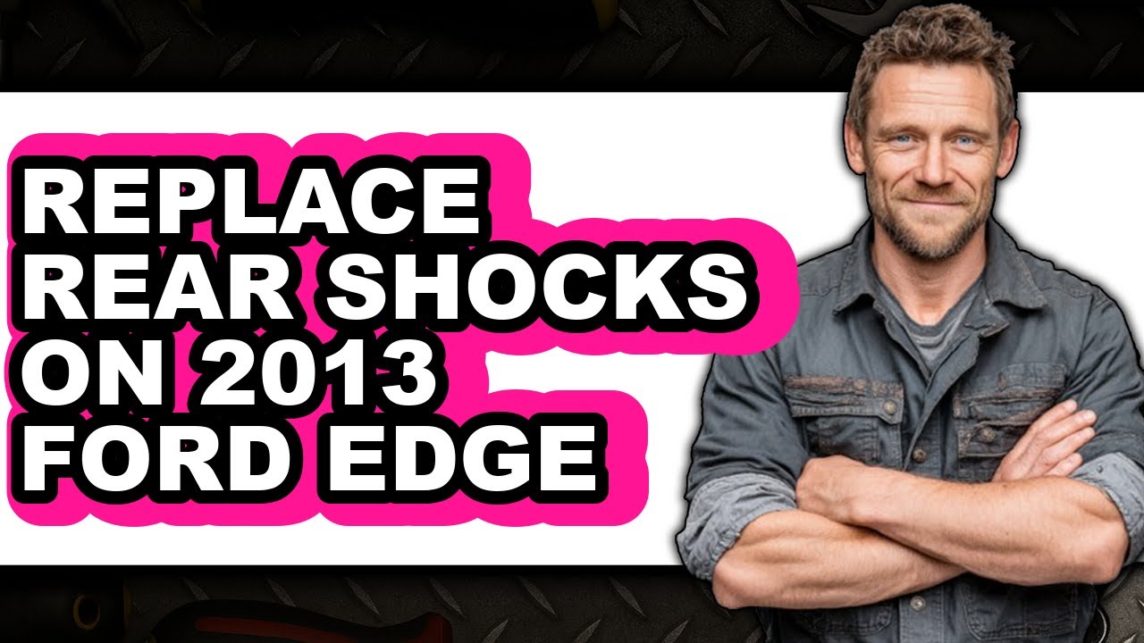 How To Replace Rear Shocks On 2013 Ford Edge - Step By Step - YouTube