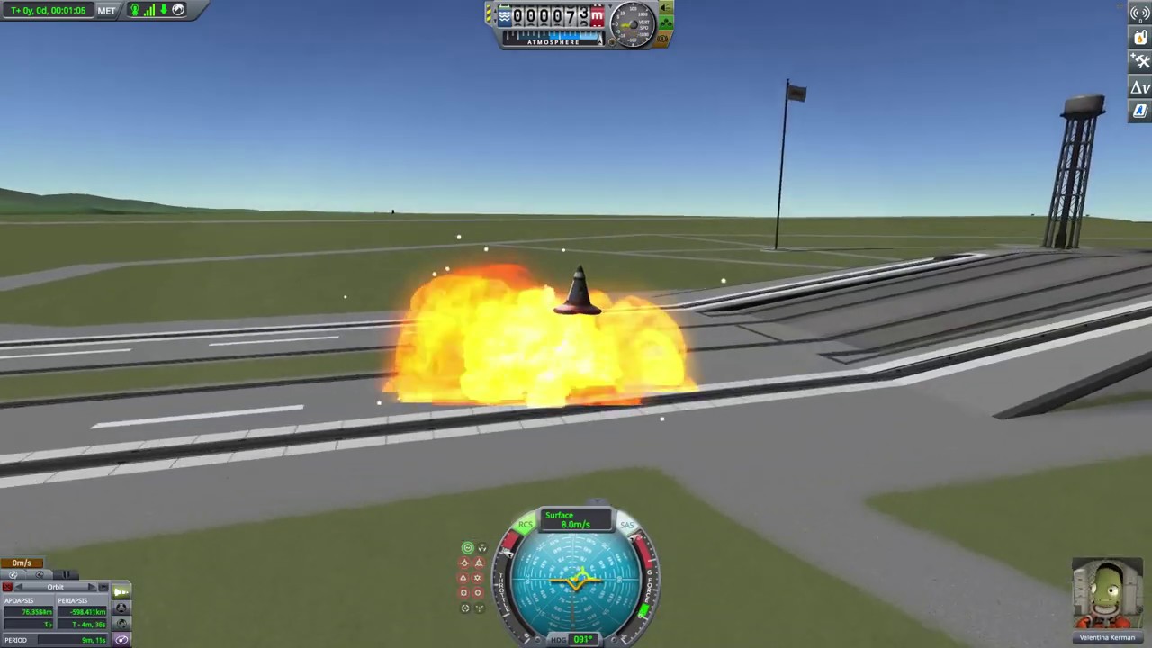 Testing the RT-5 "Flea" Solid Fuel Booster v2 | KSP - YouTube