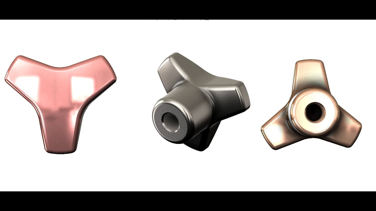 Three lobe knobs-3d model create in SOLIDWORKS 2020 ;) - YouTube