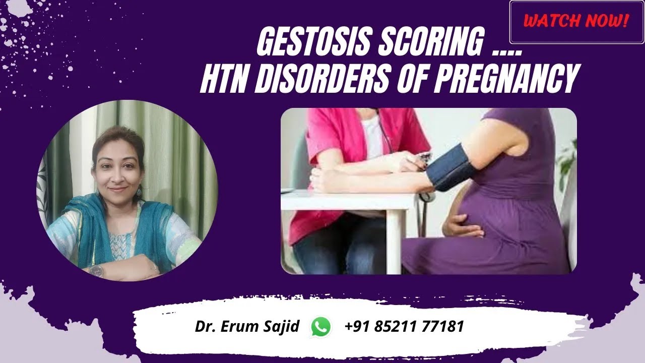Gestosis scoring ....HTN disorders of pregnancy|DNB OBGYN coaching ...