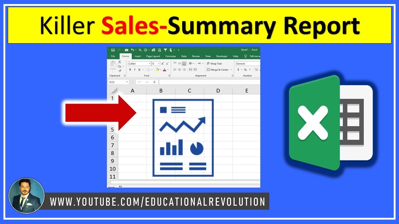 How to Create a Killer Sales summary Report in excel - YouTube