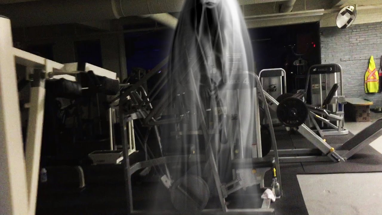 OUR GYM IS HAUNTED!!!!! NOT EVEN KIDDING.. we were freaked out - YouTube