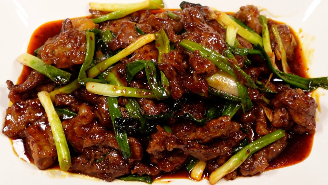 Easy Mongolian Beef Recipe | Simple But Tasty Mongolian Beef - YouTube