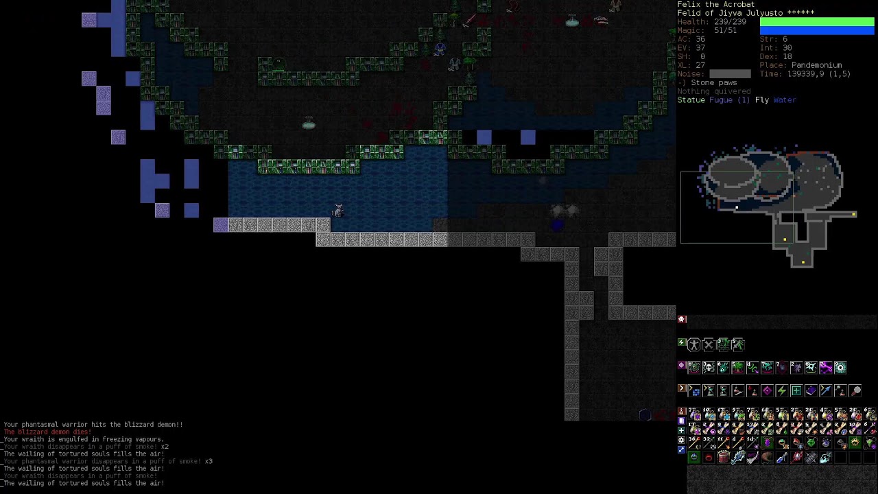 DCSS. Dungeon Crawl: Stone Soup. Win with every species. Felid. Part 5 ...