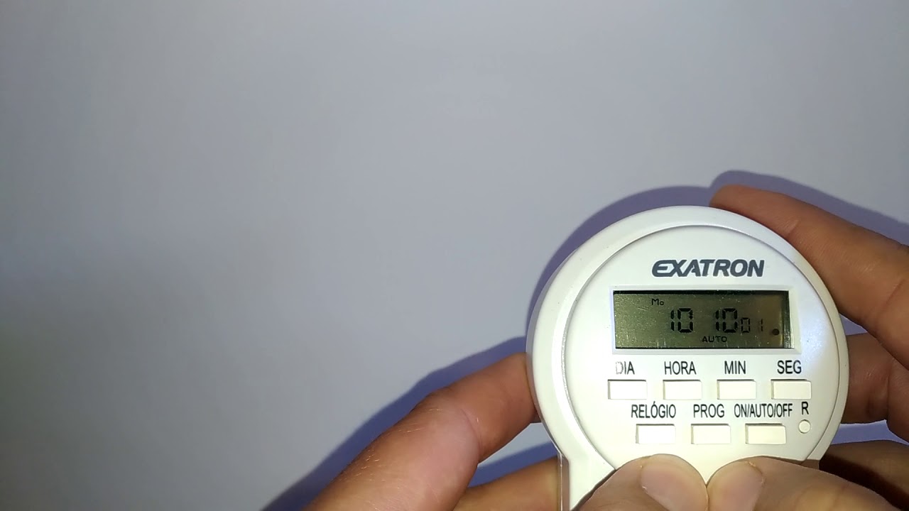 Como ajustar a hora do Temporizador (Timer) Digital Bivolt EXATRON - YouTube