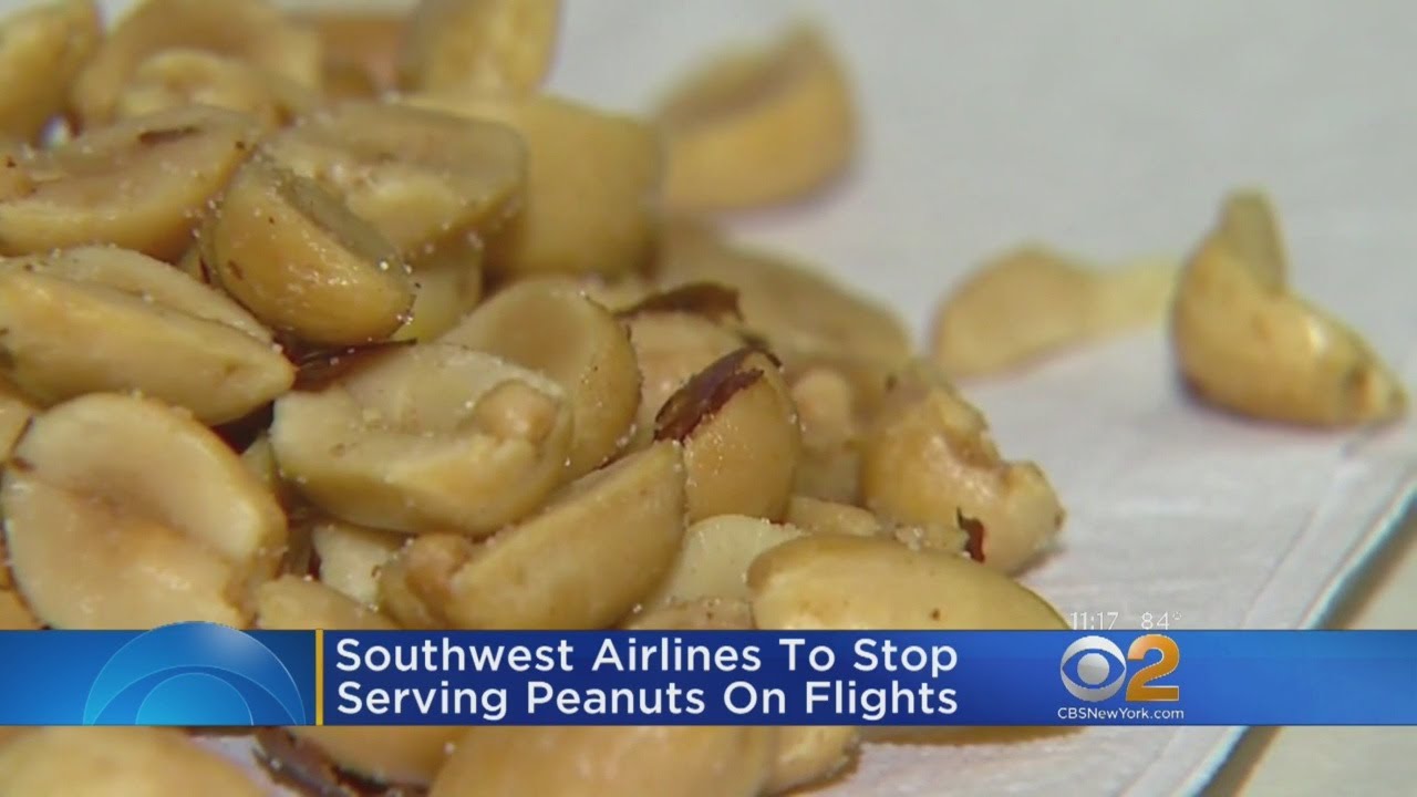 Southwest Airlines To Stop Serving Peanuts On Flights - YouTube