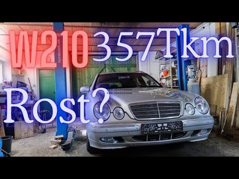 Mercedes W210 Hohlraumversiegelung und UBS