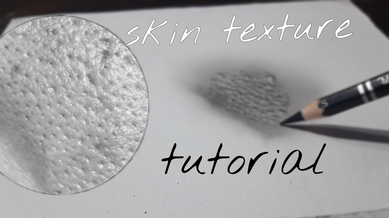 How To Draw realistic skin texture tutorial #art #sketch # ...