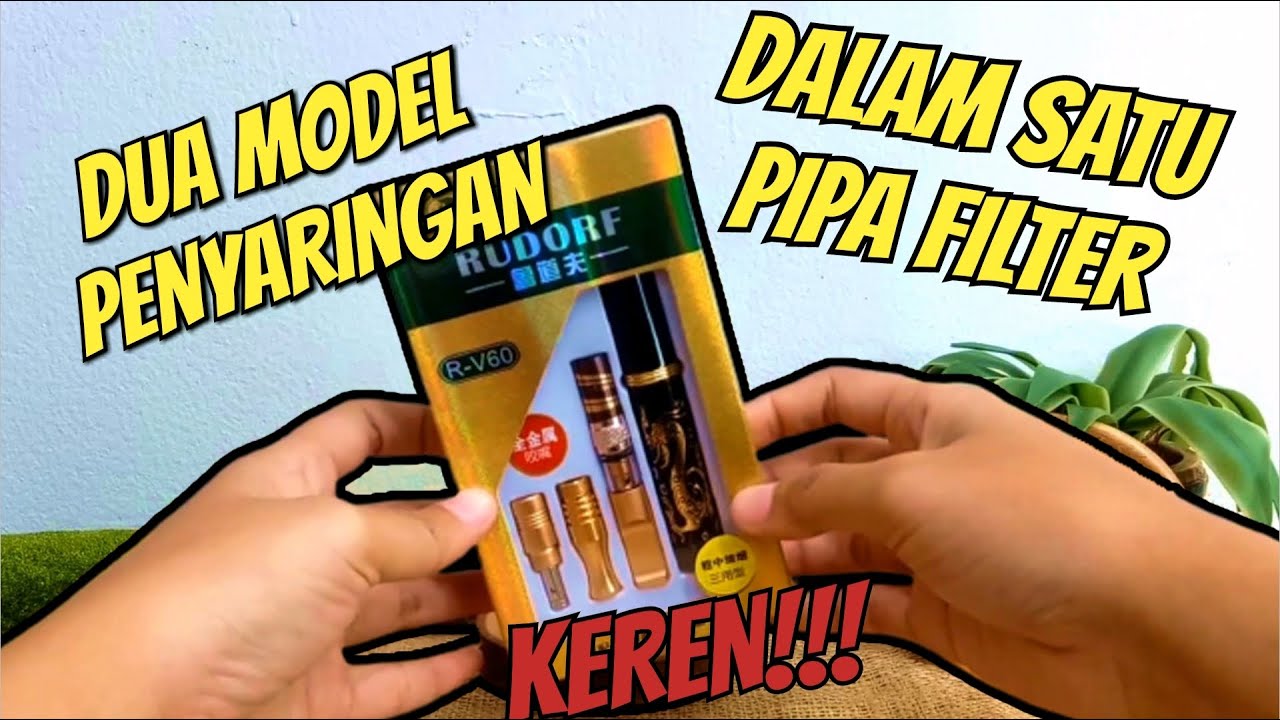 Pipa Filter 2 Model Penyaringan 3 Ukuran Sekaligus - YouTube