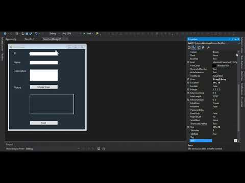 Image upload to pictureBox and save in to the database part 2 - YouTube