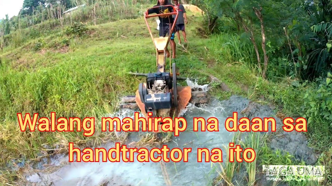 V078 - Pag hahand tractor ng palayan Pahirapan sa pag lipat | taga uma ...