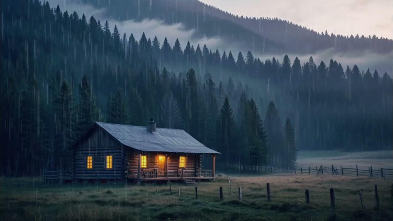 Cozy Cabin Rain Sounds: Relax and Sleep Deeply - YouTube