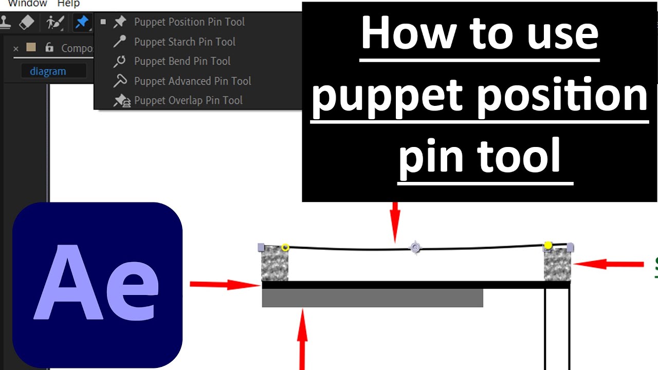 How To Use Puppet Position Pin Tool In After Effects YouTube How To Use Puppet Position Pin Tool In After Effects YouTube