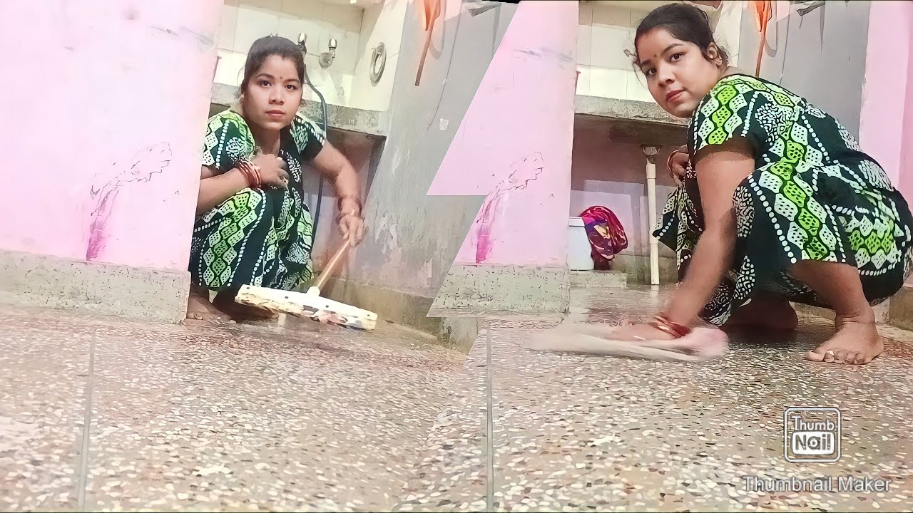 Indian Housewife Cleaning Vlog !! Desi Style Cleaning Vlog New # daily ...