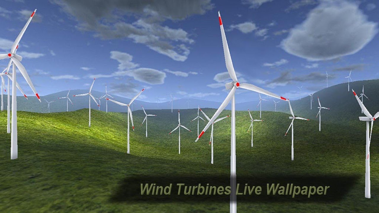 Wind Turbine Farm Wallpaper
